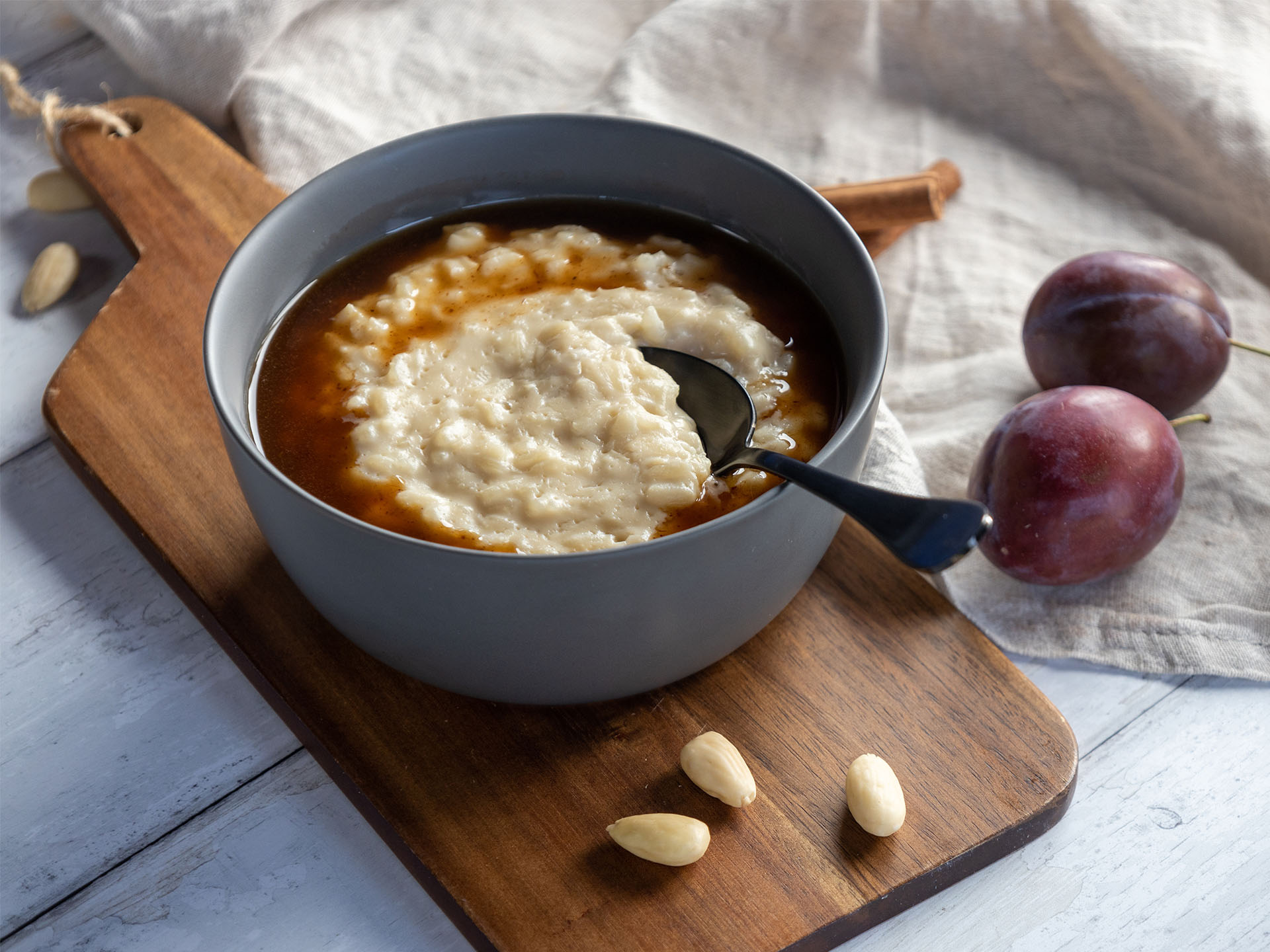 Maidoton riisipuuro kaurajuomasta - elovena.fi